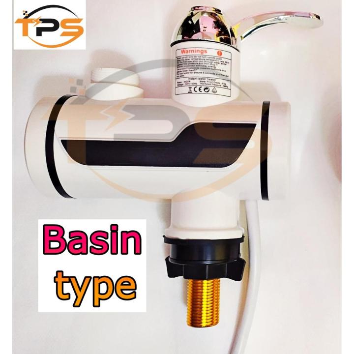 Dual 2 in 1 Tank less water heater TAP Faucet with shower 3000 watt geyser instant water heater ...