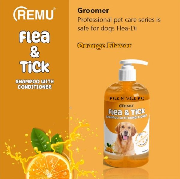 REMU - DOG GROOMER SHAMPOO WITH CONDITIONER (TICK & FLEA CONTROL ...