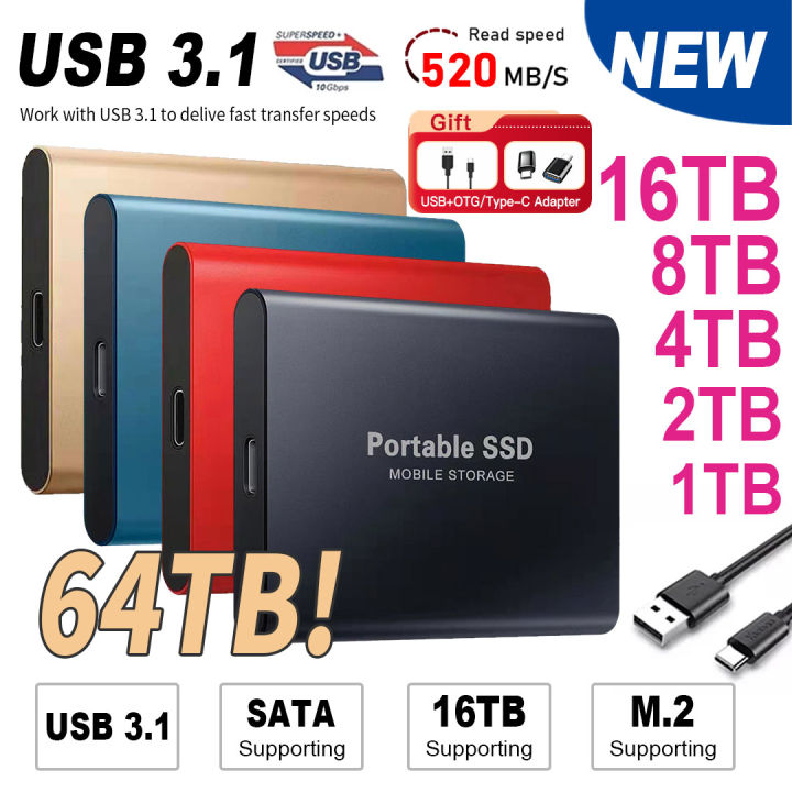 Solid state drive new portable external S original 2tb external hard ...