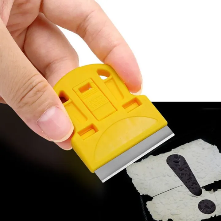 Mini Plastic Scraper Steel Blade With Blade Squeegee One-Sided Car ...