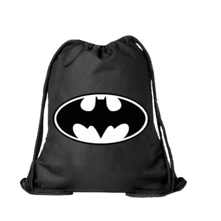 Batman Drawstring PE Bags Gym Bag Backpack for Sports, Gym, Travel ...
