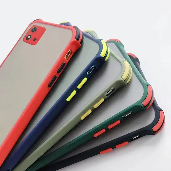 Iphone 7 / 8 Matte Antishock Bumper Shockproof matte Case color full ...