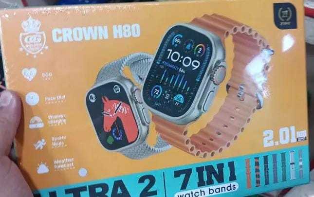 Ultra 2 Smartwatch 7-in-1 Health and Fitness Tracker face dial and ...