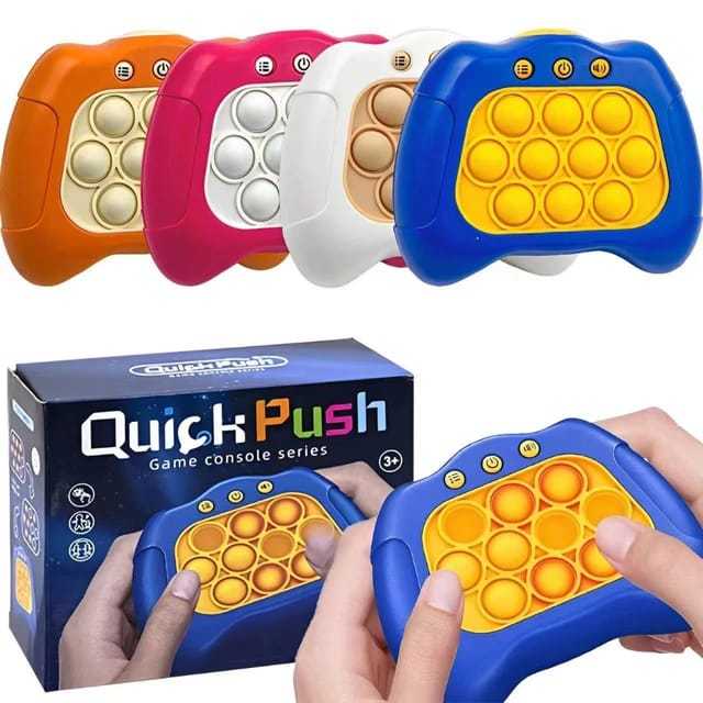 Quick Push Game Pop Pop Socket Electronic Push it Pro Super Bubble Pop ...