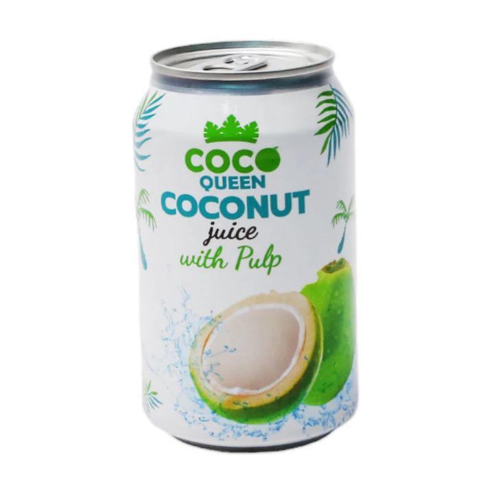 COCO QUEEN COCONUT JUICE WITH PULP TIN 310 ML (𝐢𝐦𝐩𝐨𝐫𝐭𝐞𝐝 & 𝐨𝐫𝐢𝐠𝐧𝐚𝐥) | Daraz.pk