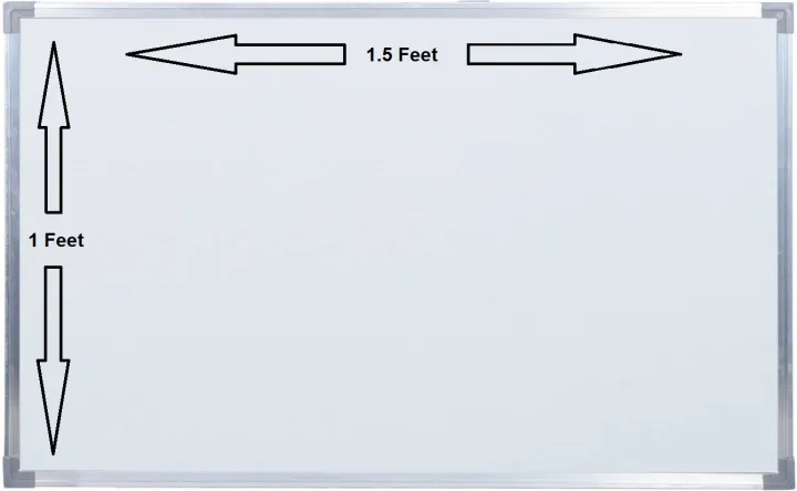 12" x 18" Formica Whiteboard White board Premium Quality Whiteboard 1ft ...