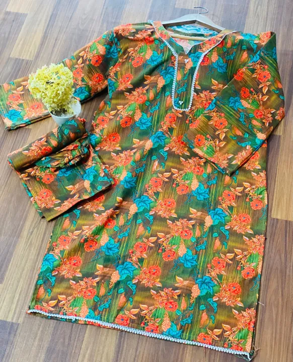 Crystal Wool Winter Collection 2 PC suit | Daraz.pk