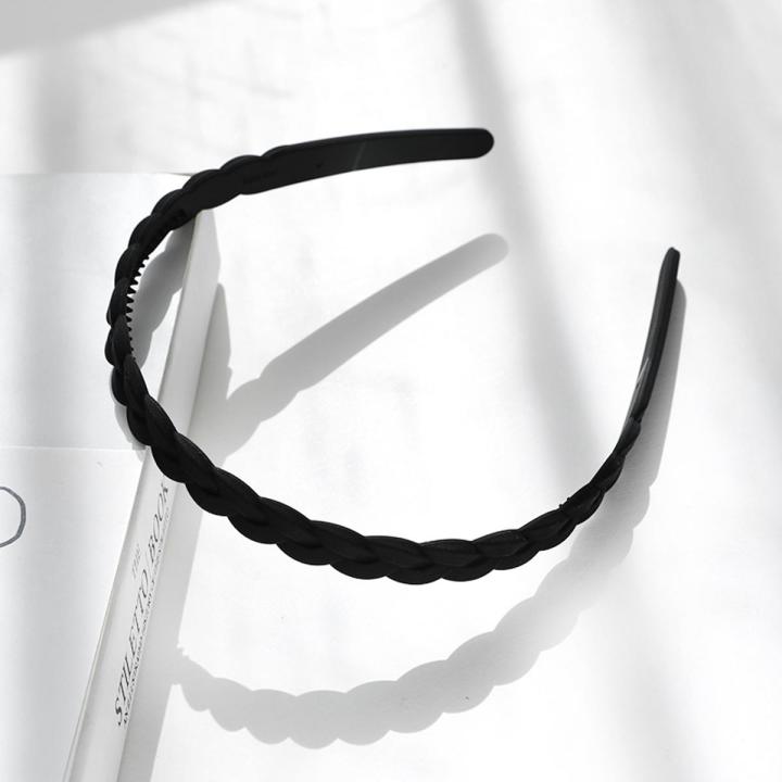 Black Series Frosted Acrylic Plastic Headband Korean Hairband | Daraz.pk