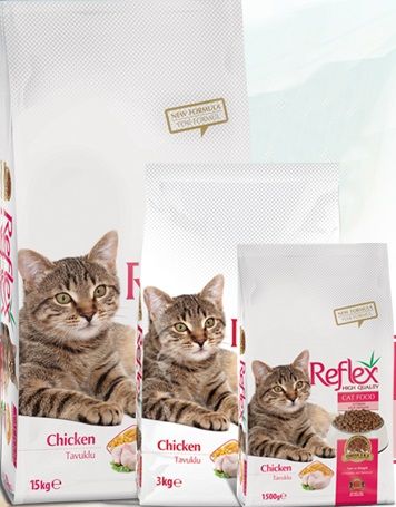Reflex Adult Cat Food Chicken - 2kg , 3kg , 15kg | Daraz.pk
