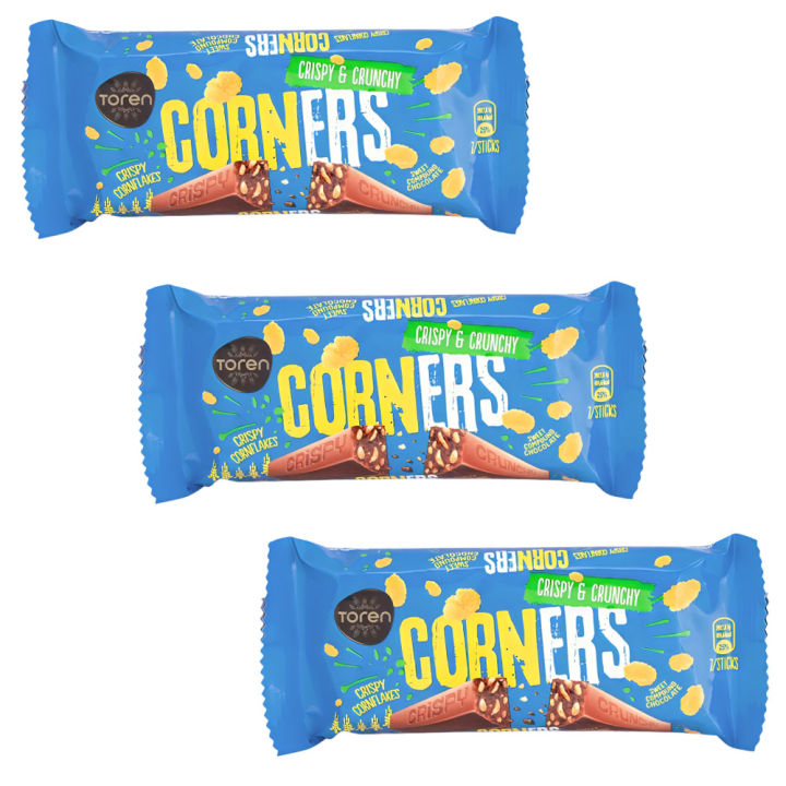 Toren Corners Crispy & Crunchy Blue – Corn Flakes Chocolate | Imported | 55g | Daraz.pk
