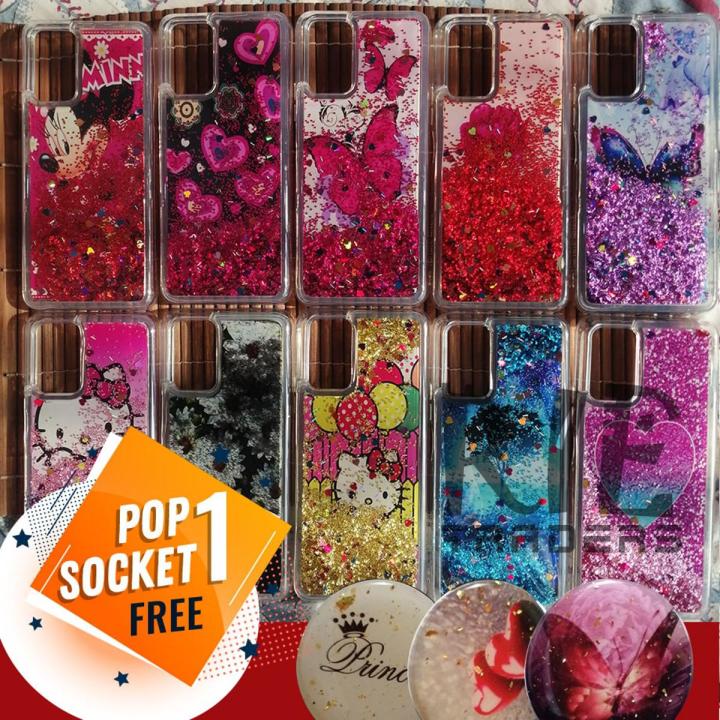 Infinix Note 10 Luxury Liquid Floating Sparkle Glitter Quicksand Cover ...