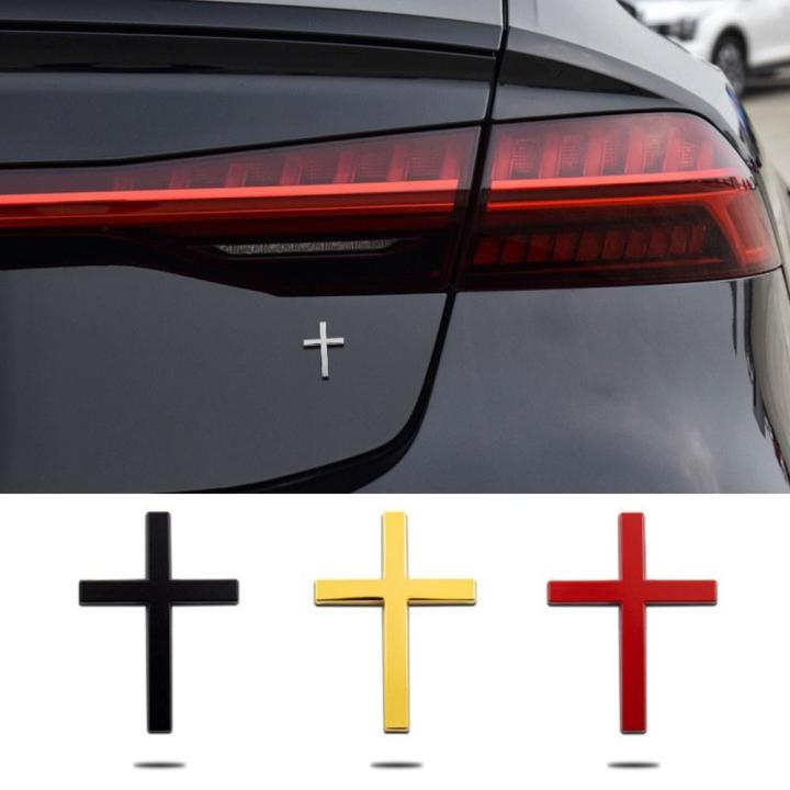 Decorative Metal Cross Auto Emblem 3d Auto Emblem Badge Metal Alloy ...