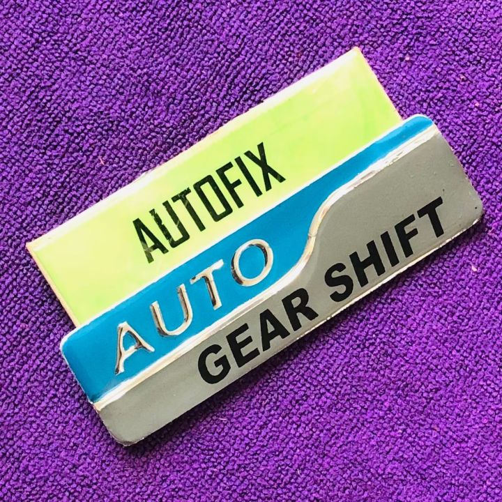 Suzuki Alto 660cc rear Auto gear shift thin alloy sticker 01 PC | Daraz.pk