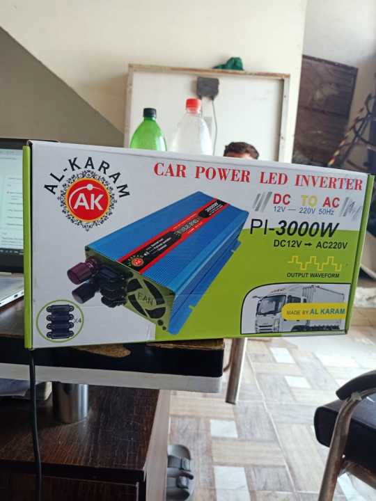 Al-Karam Car Power LED Inverter 3000Watt | Daraz.pk
