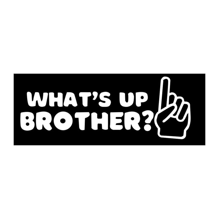 Vividaea Easy Application Bumper Sticker Brother Bumper Sticker Funny ...