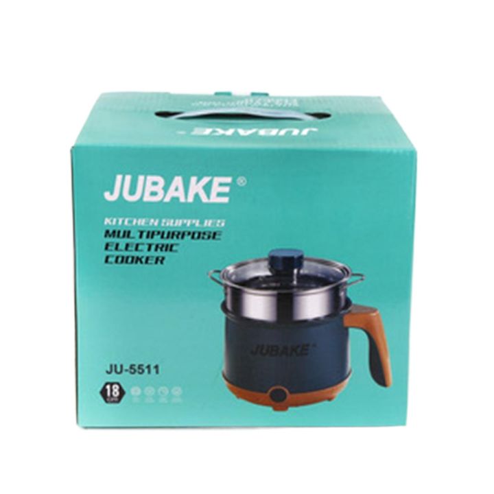 JUBAKE Electric Multifunction JU-5511 Nonstick Hot Pot Cooker, Steamer ...