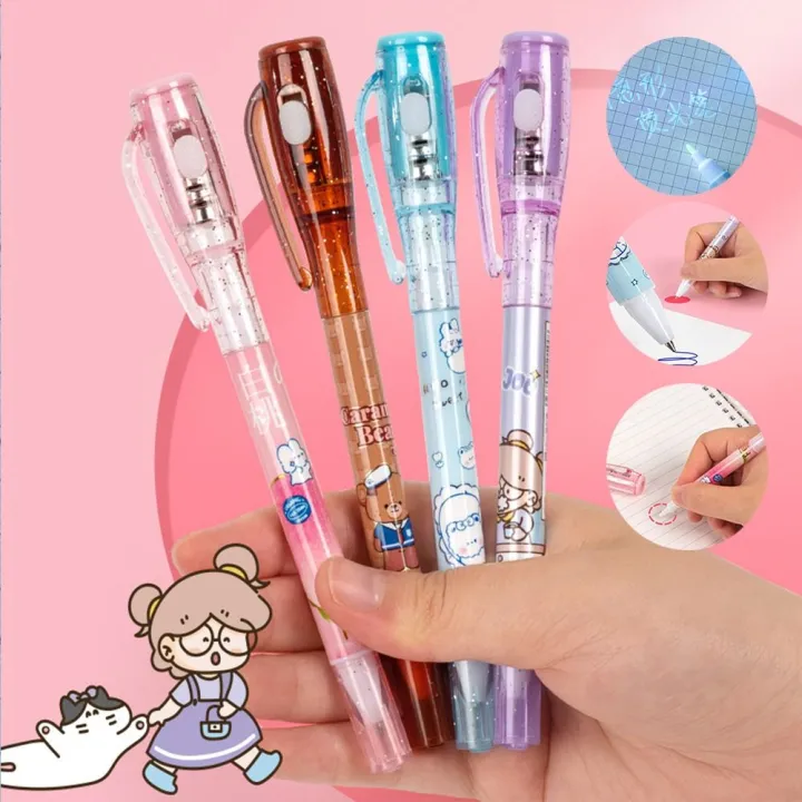 Creative Mysteriously Disappearing Cute Invisible Marker Led UV Lamp ...