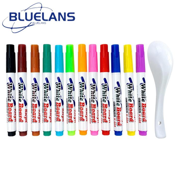 Water Painting Pens Smooth Writing Vivid Color Doodle Water Floating ...