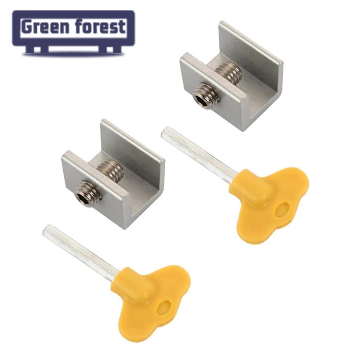 Green forest Sliding Window Locks Removable Adjustable Window Security ...