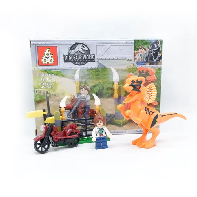 Jurassic Building Blocks World Dinosaurs Figures Bricks Animal Lovely ...