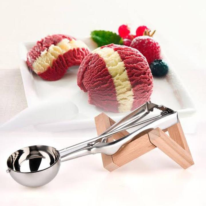 Ice Cream Scoop Stainless Steel Medium Size Ice Cream Scoop Kitchen ...