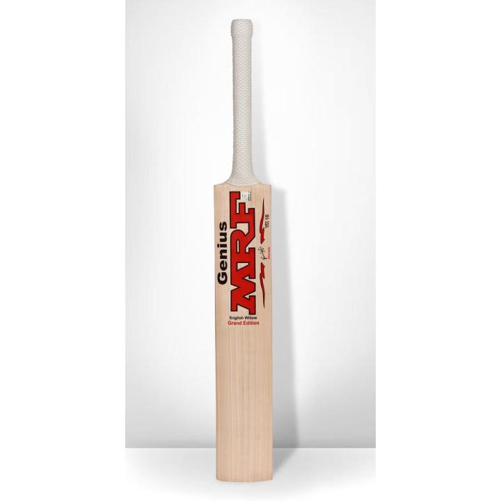 MRF Grand Edition Kashmiri Wilow Hard Ball Cricket Bat With Toe Gaurd ...