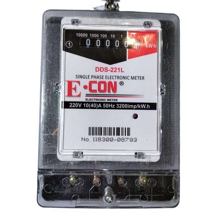 E CON Analog Electric sub Meter - Premium Quality, Single Phase 40A E.CON Analog Electric sub ...