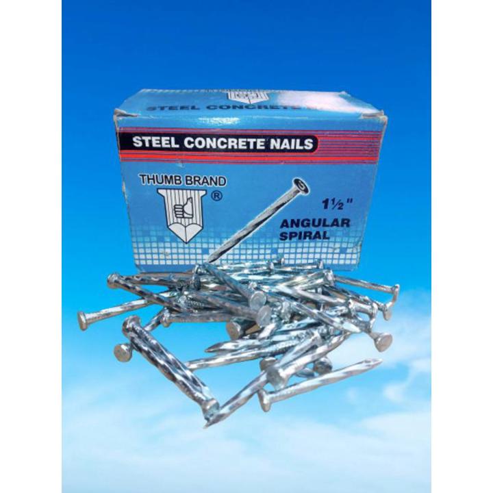 1 Pack of (0.5kg)- 1.5 Inch Hardened Steel Concrete Nails for Wall ...
