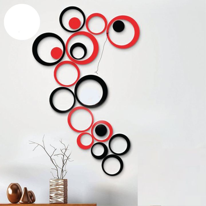 Wooden Ring Circles, Wall Decor Items, Wall Decor Rings, Living Room ...