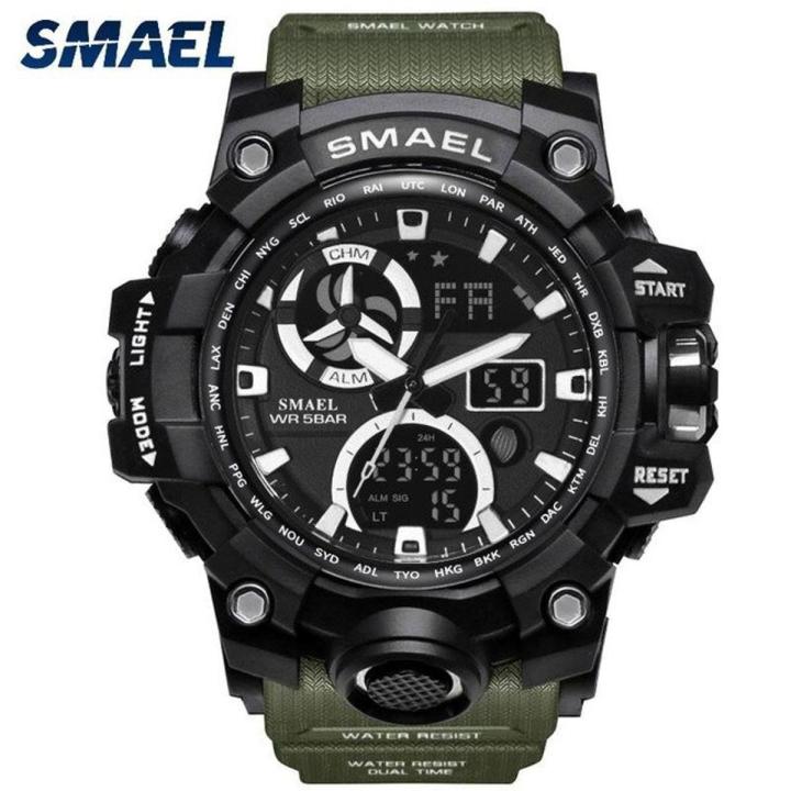 Sport Men's Dual Display Digital Watch Men Sports Watches Led ...