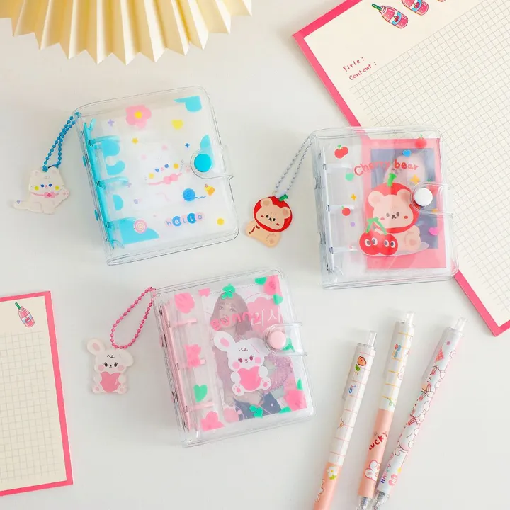 School Supplies Stationery Hand Book Mini Journal 3 Hole Photo Album ...