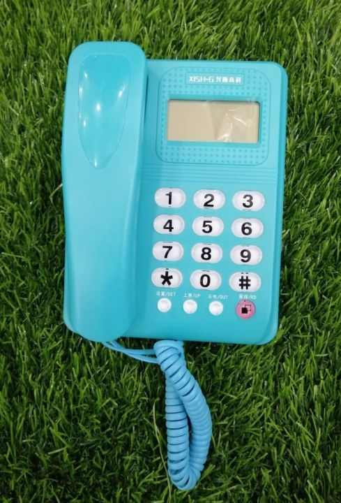 Wall Mountable Telephone Set With Caller ID CLI Direct Plug & Play Landline Handset | Daraz.pk