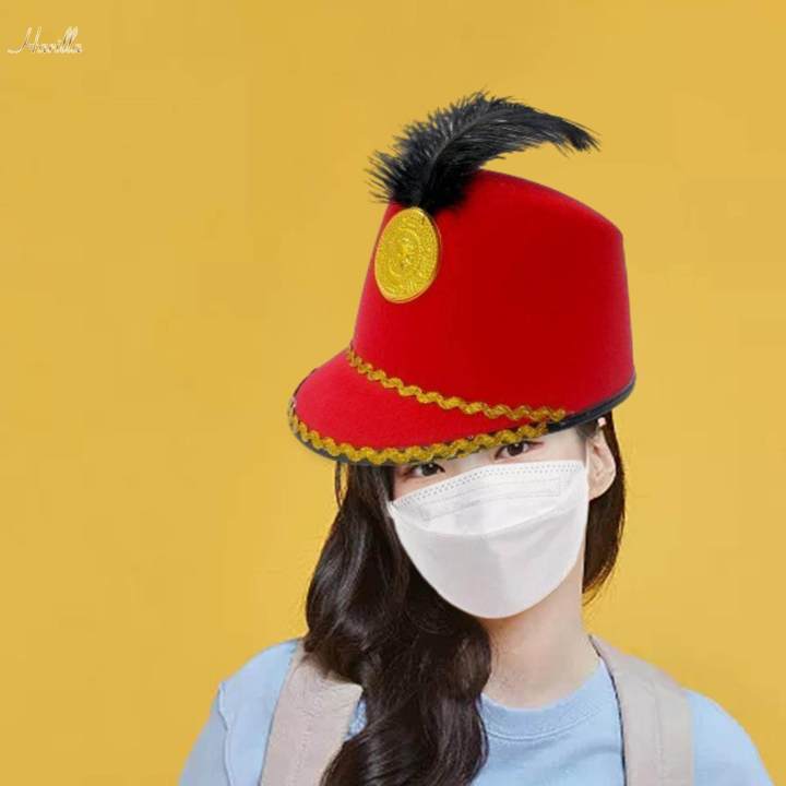 Marching Band Hat Novelty Ringmaster Costume Accessories Band Major Hat ...