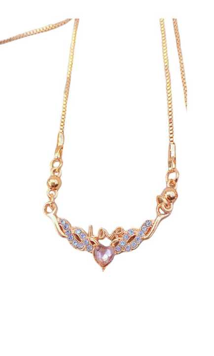 Chain Locket, Love Necklace For Girls | Daraz.pk