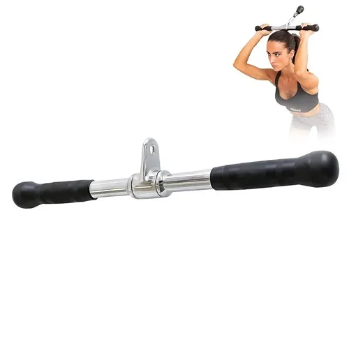 Triceps Press Push Pull Down Revolving Straight Bar Grip Handle Multi ...