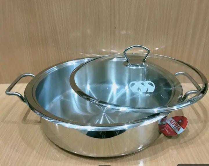 Stainless fish pot alpha brand ( lagan type) | Daraz.pk