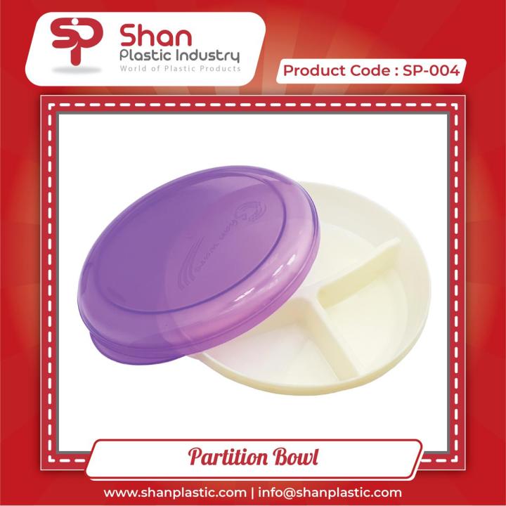 Partition Bowl With Lid - Food Storage Containers with lid | Daraz.pk