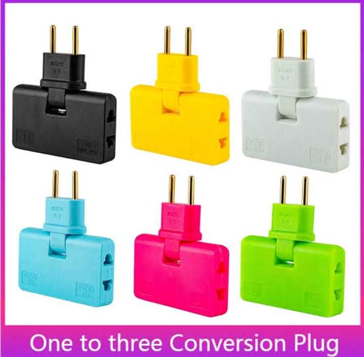 3 In 1 Universal Switch Rotating Wall Socket Shoe for Multipurpose Use ...
