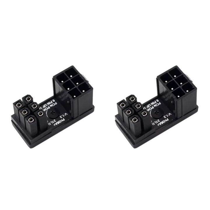 High Quality 6Pin/8Pin GPU Power Supply Adapter 180 Degree Angle PSU to ...