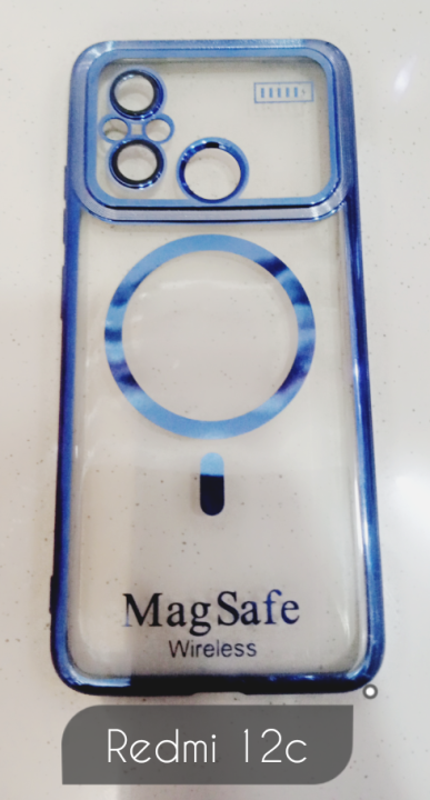 Redmi 12C Back Cover Luxury Plating Side Pattern Case | Daraz.pk