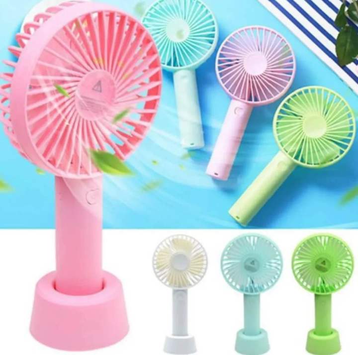 Mini Fan – Portable Handy Rechargeable Handheld Fan | Daraz.pk