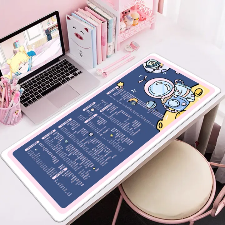 Oversized mouse pad office shortcut keys Daquan wrist pad cad ps ...