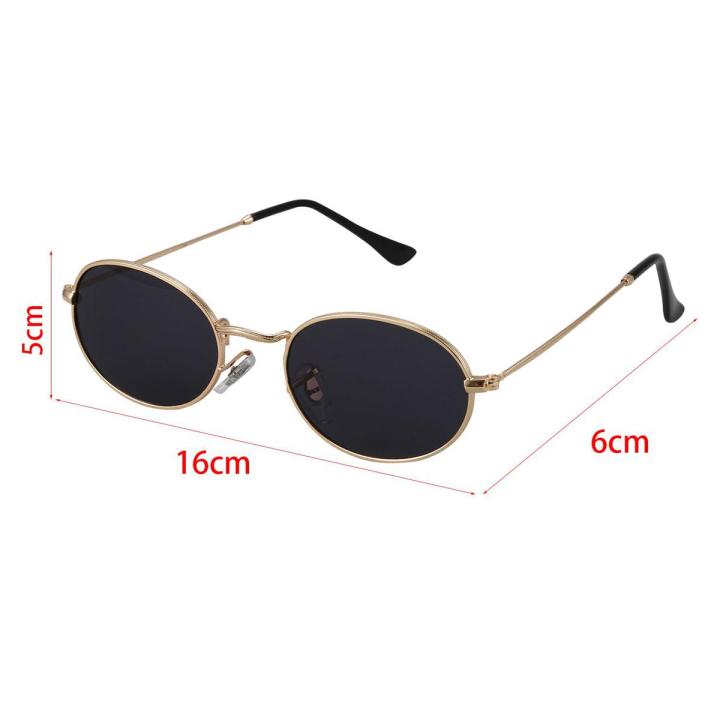 Oval Sunglasses Men Women Vintage Male Female Retro Sun Glasses Round ...