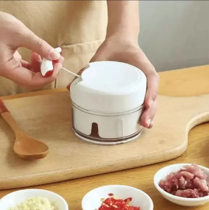 Mini Garlic Slicer & Household Hand Pull Mincing Machine – Portable ...