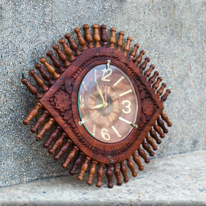 A Work of Art for Your Walls: Eye-Shaped Wooden Wall Clock | Modern ...
