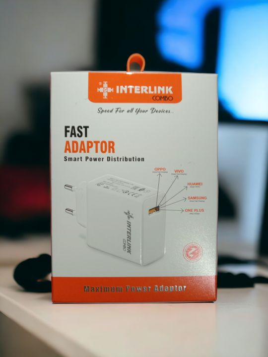 Fast Adaptor 22.5 Watt (Interlink Combo) | Daraz.pk