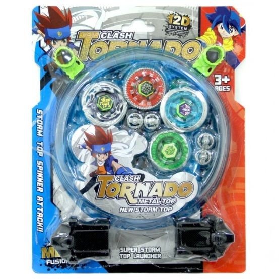 4in1 Metal Beyblade with 2 Launcher and 1 stadium | Daraz.pk