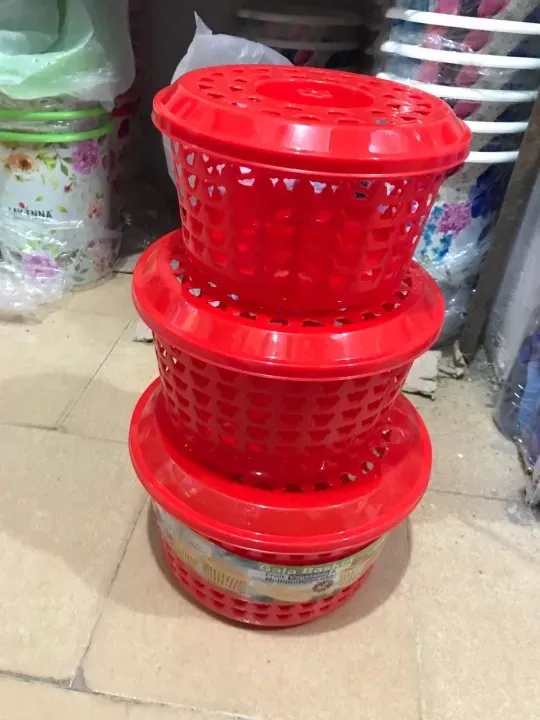 Lavenna Gala Plastic Basket Set / 3 Piece Set | Daraz.pk