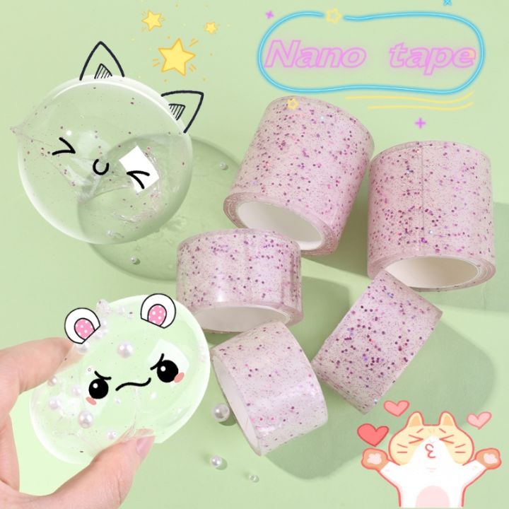 Creative Children'S Handmade Water Ball Adhesive Tape Toys Transparent ...