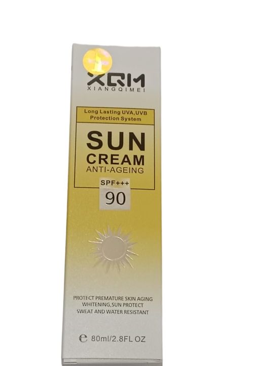 XQM Long Lasting UVA, UVB Protection System Sun Cream Anti-Ageing SPF+++ 90 | Daraz.pk